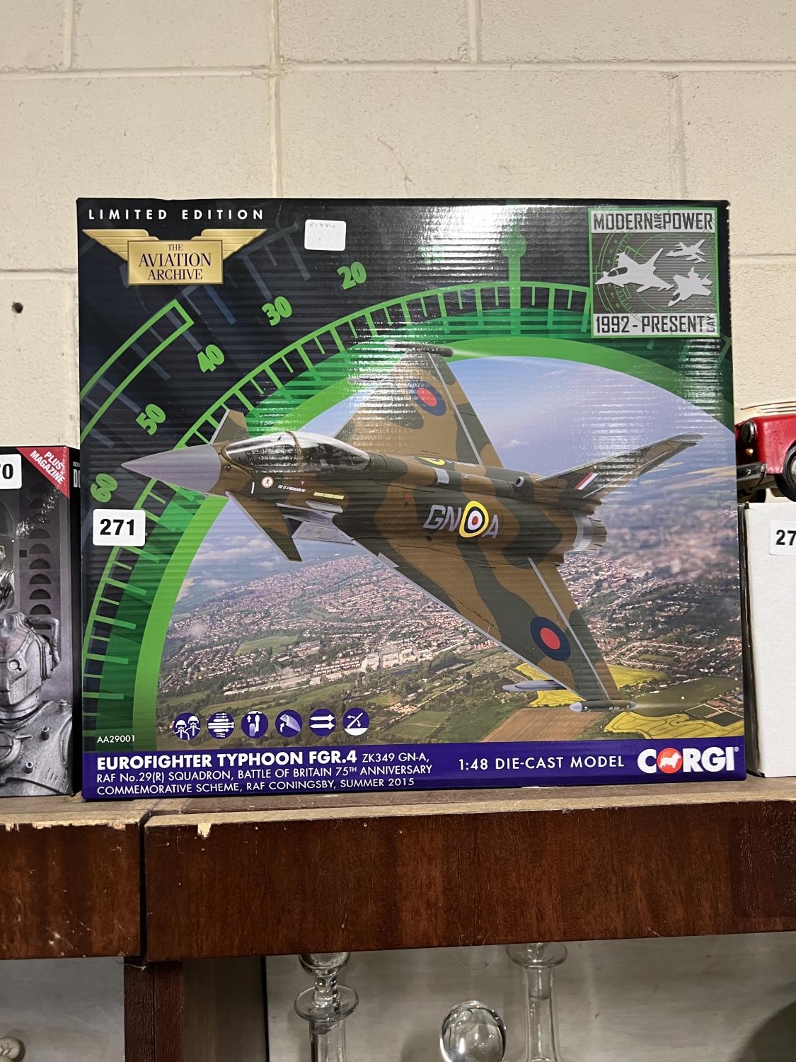 CORGI AVIATION LIMITED EDITION EUROFIGHTER TYPHOON FRG.4 AA29001 SCALE ...