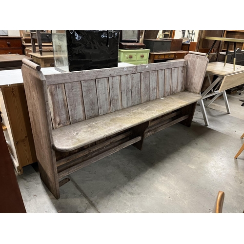 SOLID WOOD CHURCH PEW