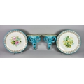 Two Royal Worcester Dessert Plates and a Pair of Royal Worcester Wall ...