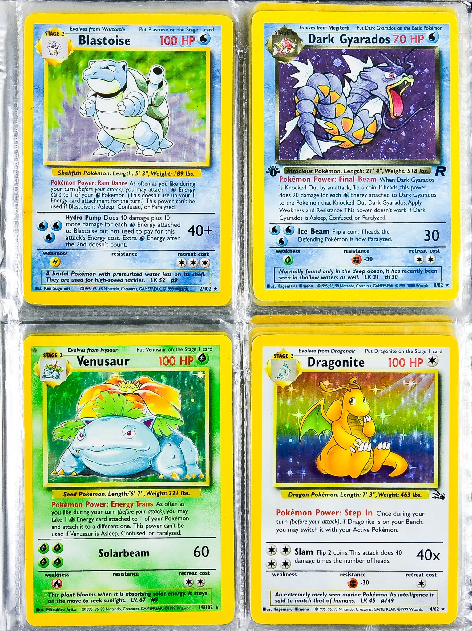 Pokemon TCG - Forty Eight Vintage Pokemon Cards, comprising - 16 x Base ...