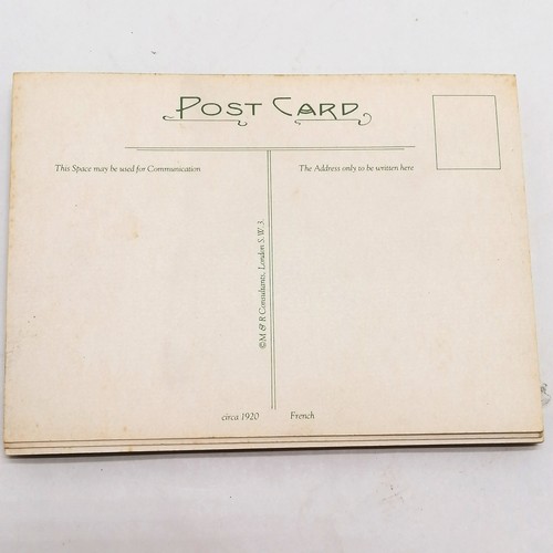 14 x M & R Consultants postcards depicting c.1920 French glamour girls ...