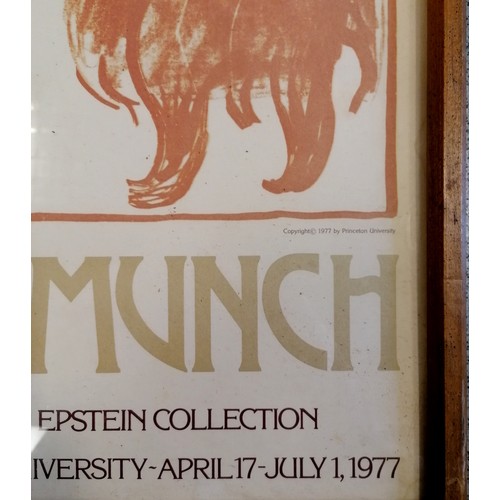 Original Edvard Munch 1977 Epstein collection poster 'The Sun (1901 ...