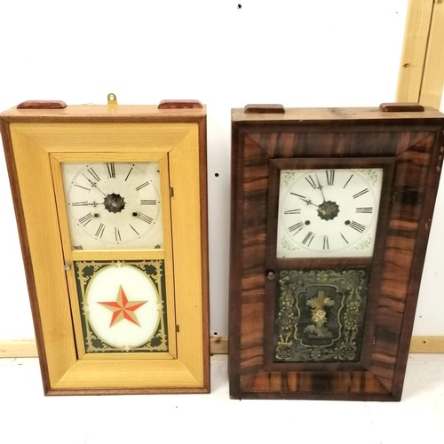 Jerome & Co, New Haven Conn USA wall clock, complete with pendulum, key ...