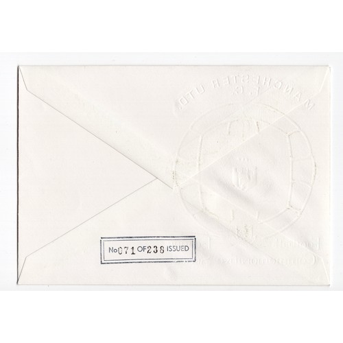 Matt Busby hand signed 1972 Manchester United 70th anniversary cover ...