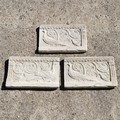 3 decorative rectangular plaques - 35cm x 21cm