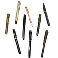 Qty of fountain pens inc 2 x Watermans, Conway Stewart, Croxley etc t/w ...