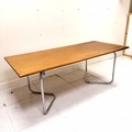 Mid century Conran? teak and chrome dining table 200cm x 90cm x 72cm ...