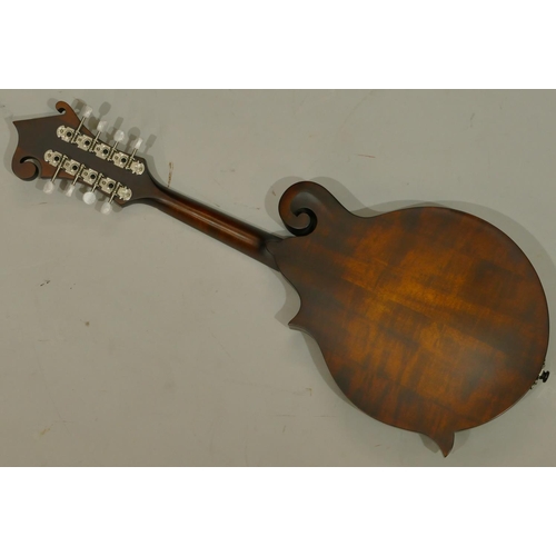 An Eastman 8-string mandolin with Mother of Pearl inlay to fretwork ...
