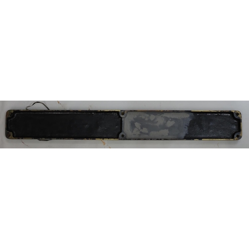 A cast iron and brass railways locomotive name plate "Western Star ...