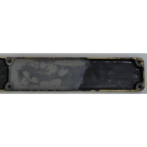 A cast iron and brass railways locomotive name plate "Western Star ...