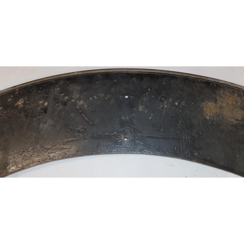 GWR arched brass and cast iron steam locomotive name plate "King Edward ...