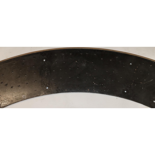 GWR arched brass and cast iron steam locomotive name plate "The ...