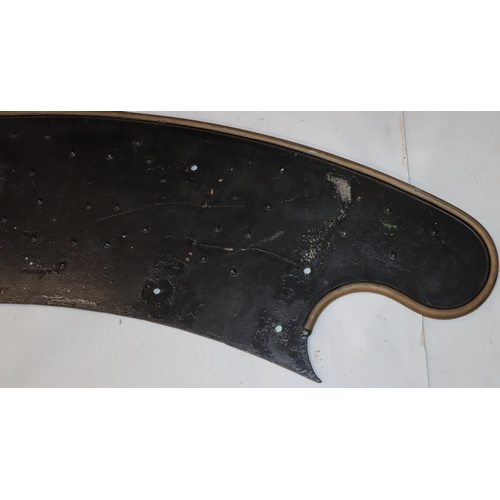 GWR arched brass and cast iron steam locomotive name plate "The ...