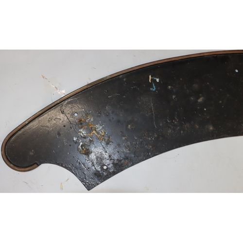 GWR arched brass and cast iron steam locomotive name plate "Cardiff ...