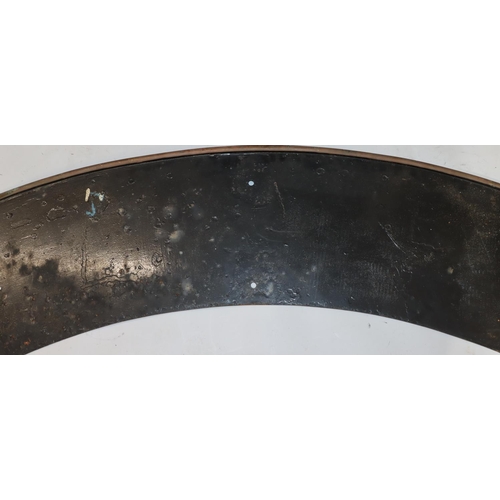 GWR arched brass and cast iron steam locomotive name plate "Cardiff ...