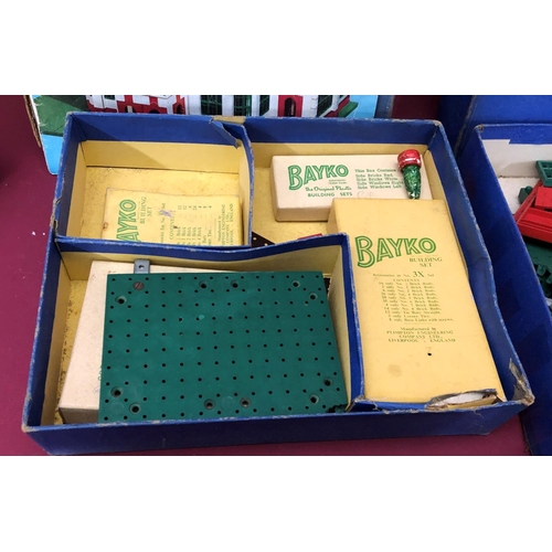 3 Bayko Building sets.