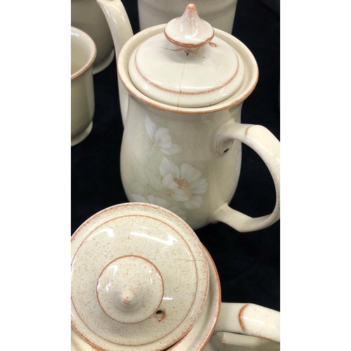 A Denby Coloroll pattern part service, 6 large oval plates, 1 large ...