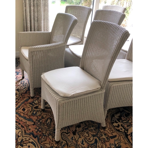 NOT HELD BY PFW. A set of Neptune dining chairs, 6 singles, 94cm high ...