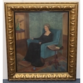 Edward Irvine Halliday (1902-1984), oil on canvas, 75cm x 63cm, full ...