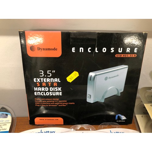11 Dynamode 2.5" External IDE Hard Disk Enclosures all boxed, a ...