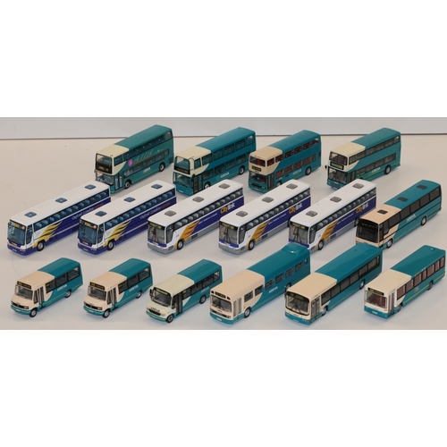 16 EFE and Corgi 1:76 die-cast models of Arriva Oxford "Modern" double ...