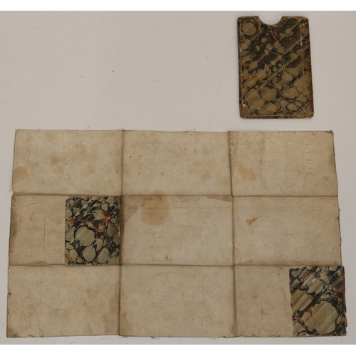 A 19th Century folding card game "The Game of the Twelfth Night", 1820 ...