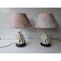 A Pair Of Capodimonte B. Merli Vintage Lamps