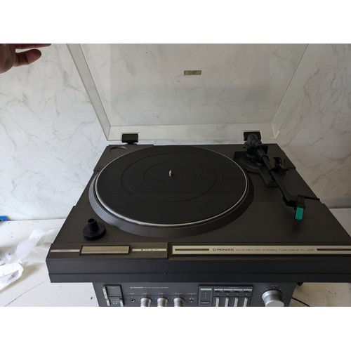 a vintage pioneer full stack hifi system to include pl-405 turntable ...