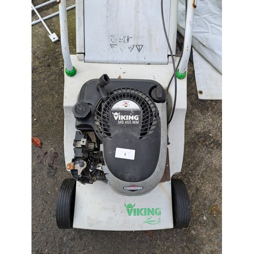 viking petrol lawn mower with briggs and Stratton Viking mb 455 mm engine