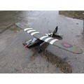 A Large Hand Made Petrol Engines RC Airplane With an RAF Motif