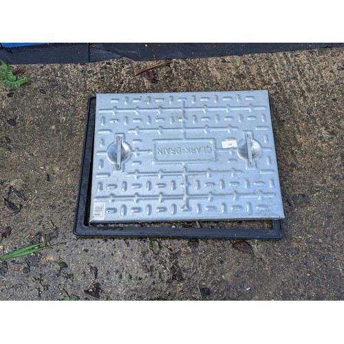 Galvanized man hole cover