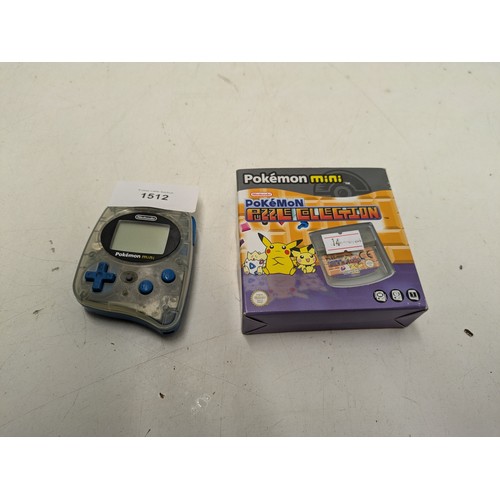 A rare Nintendo Pokémon mini console with boxed Pokémon mini puzzle ...