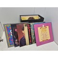 A selection of vinyls in case