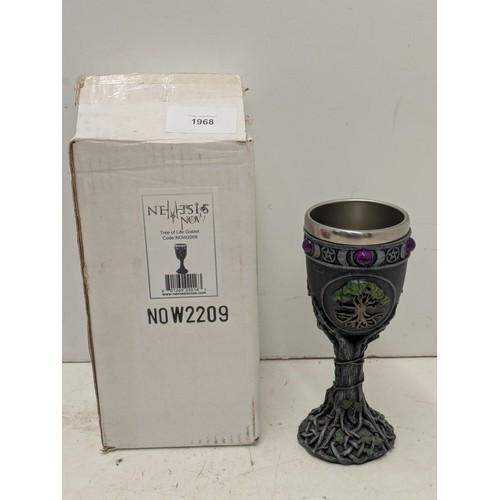 A nemesis now tree of life goblet - new in box