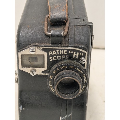A Pathescope Model H 2.5-5mm Film Camera
