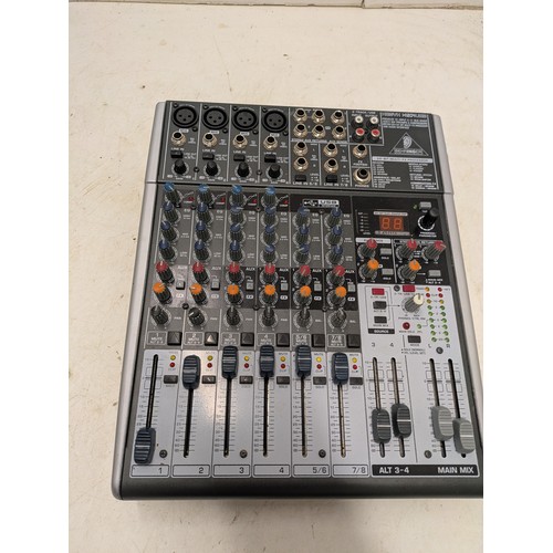 A Behringer Xenyx x1204 usb mixer