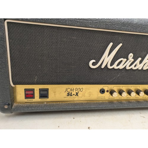 A Marshall JCM 900 sl-x guitar amplifier