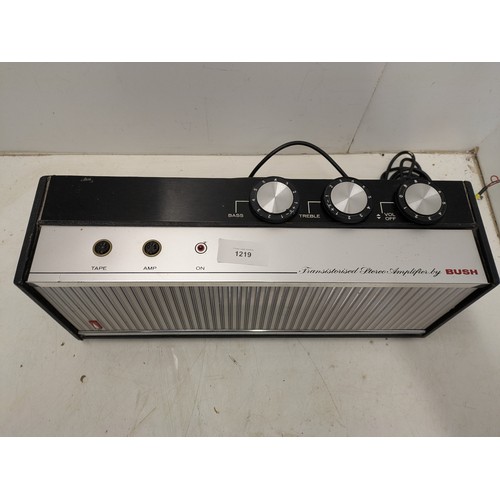 A vintage Bush AU51 Transitional Stereo Amplifier