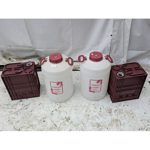 A Selection of alcohol fermentation containers