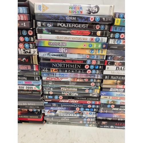 A large selection of dvds