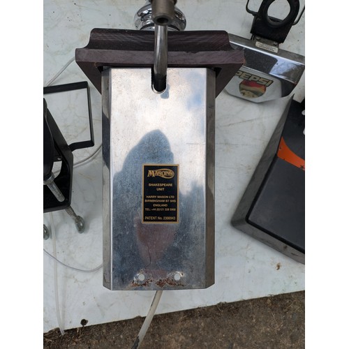 A pair of bar pumps