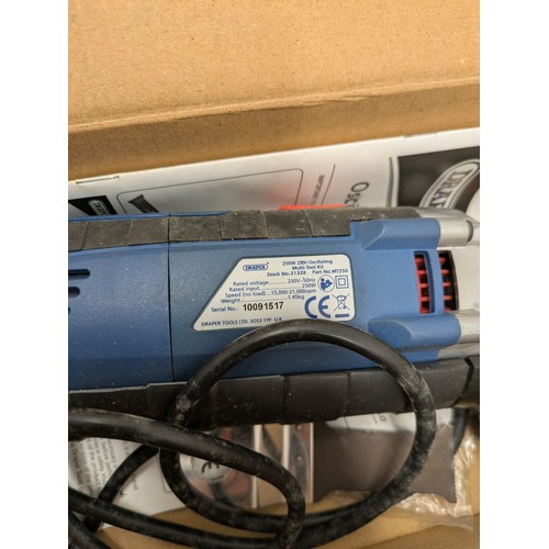 A Draper oscillating multi tool kit in original box
