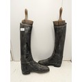A pair of men's riding boots with vintage oak lasts- for display only