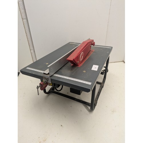 A Parkside fmtc8ints 200mm bench saw