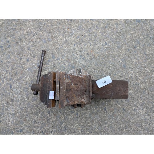 An Irwin Record bench vice