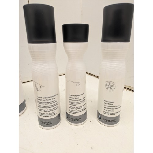 A BMW car cleaning kit in case