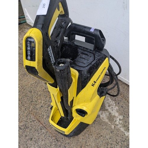 A Karcher K4 power control pressure washer