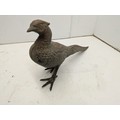 A cast iron pheasant