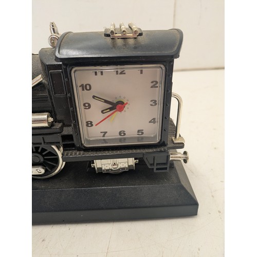 A model train clock