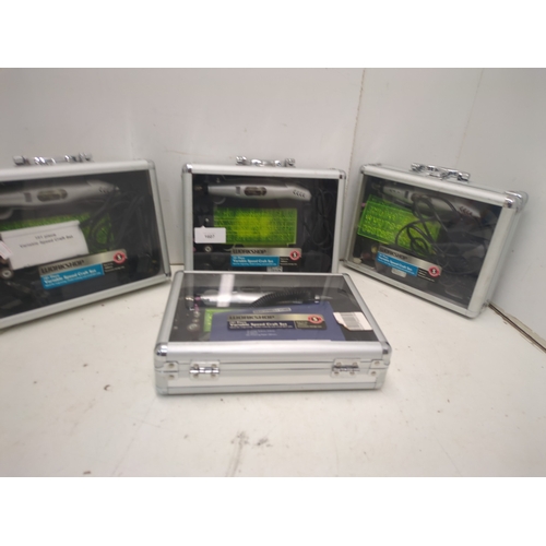A selection of 4 workshop 101 piece veritable speed craft sets